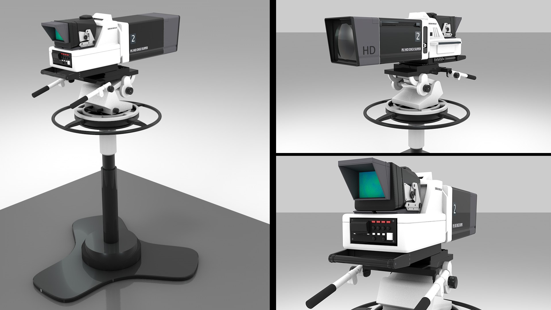 3D Model Tv Studio Camera - TurboSquid 1591711