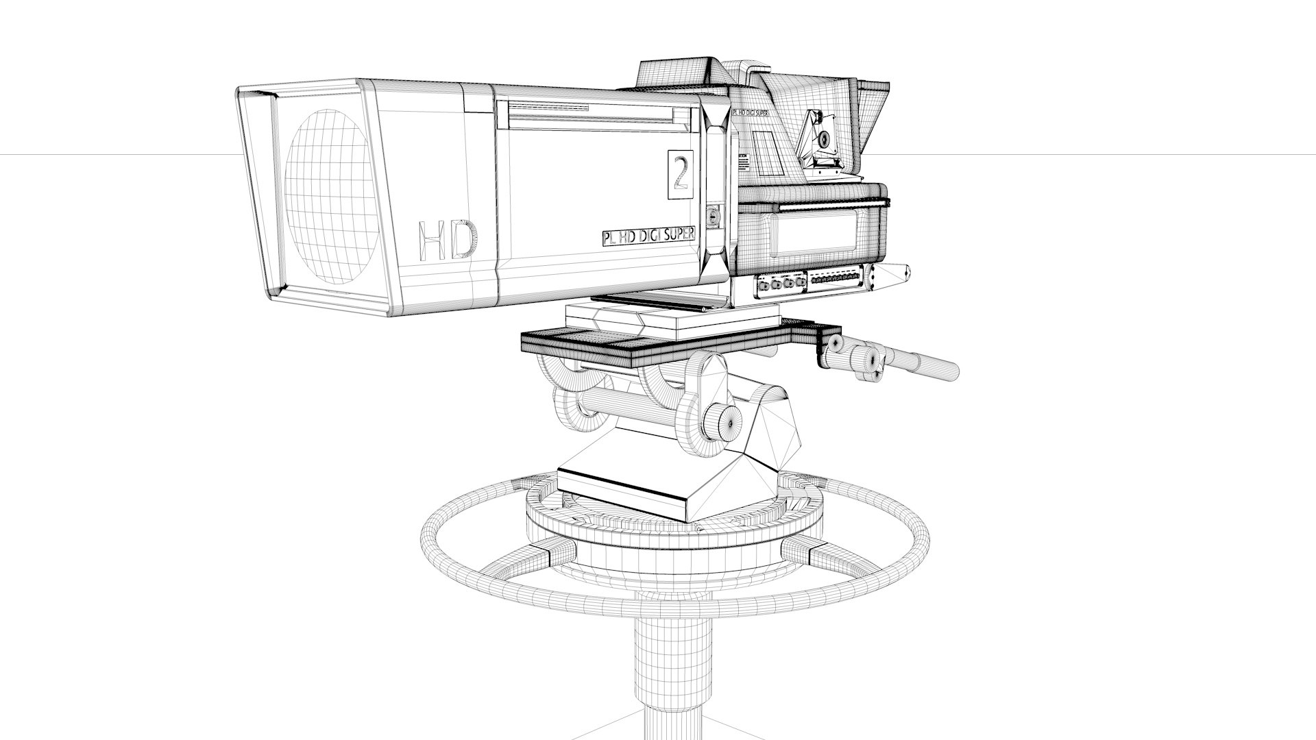 3D Model Tv Studio Camera - TurboSquid 1591711