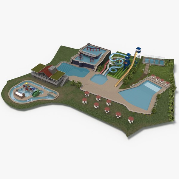 Waterpark 3D 모델 - TurboSquid 2031083