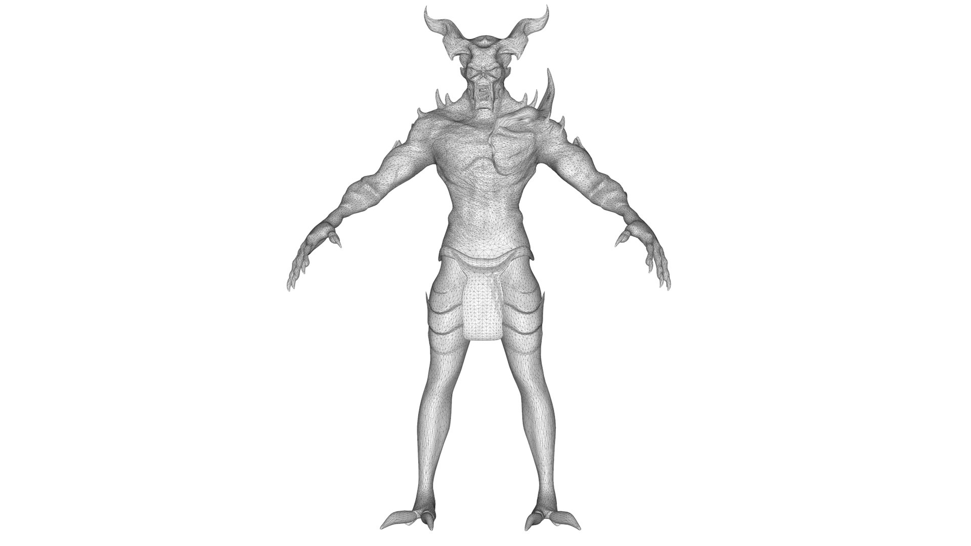 Demon Model - TurboSquid 1800711