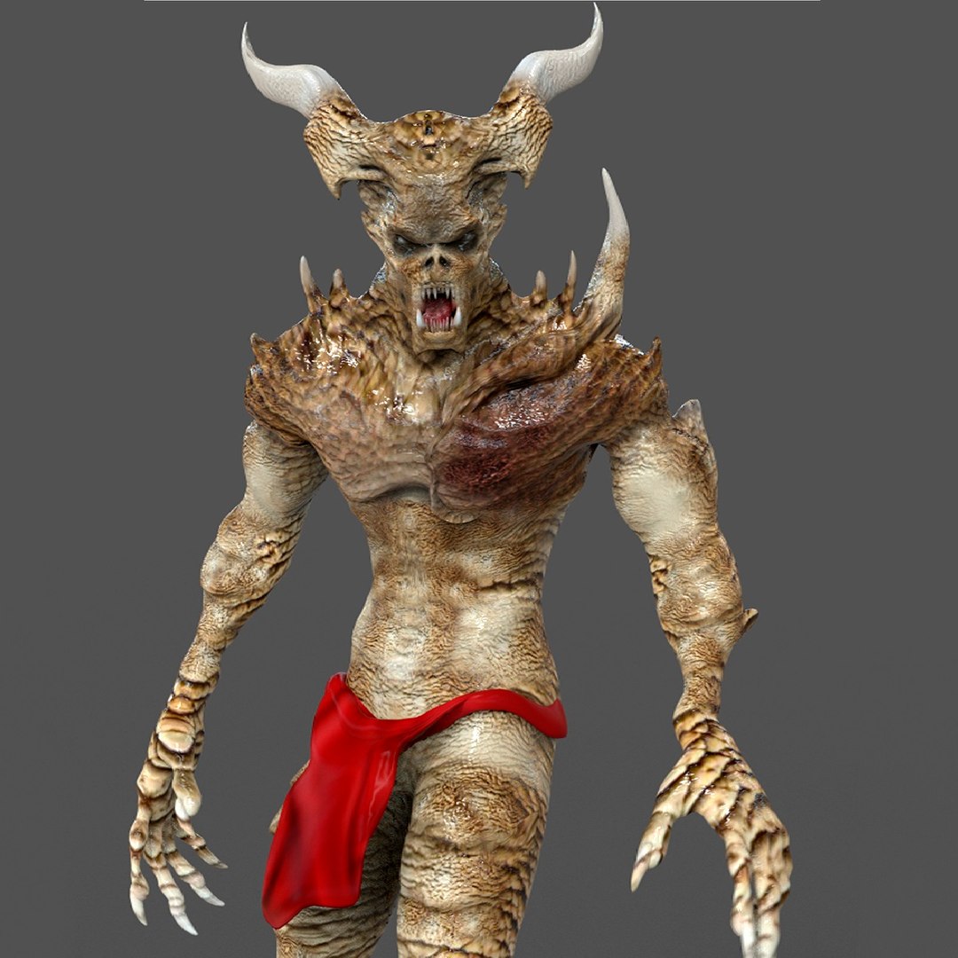 Demon Model - TurboSquid 1800711