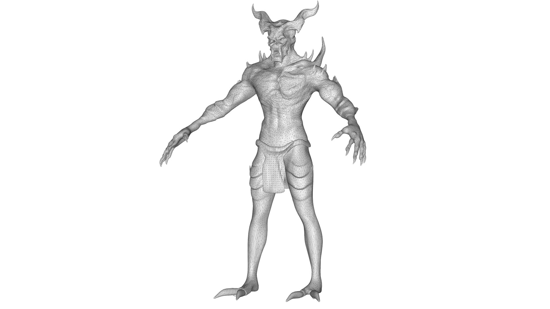 Demon Model - TurboSquid 1800711