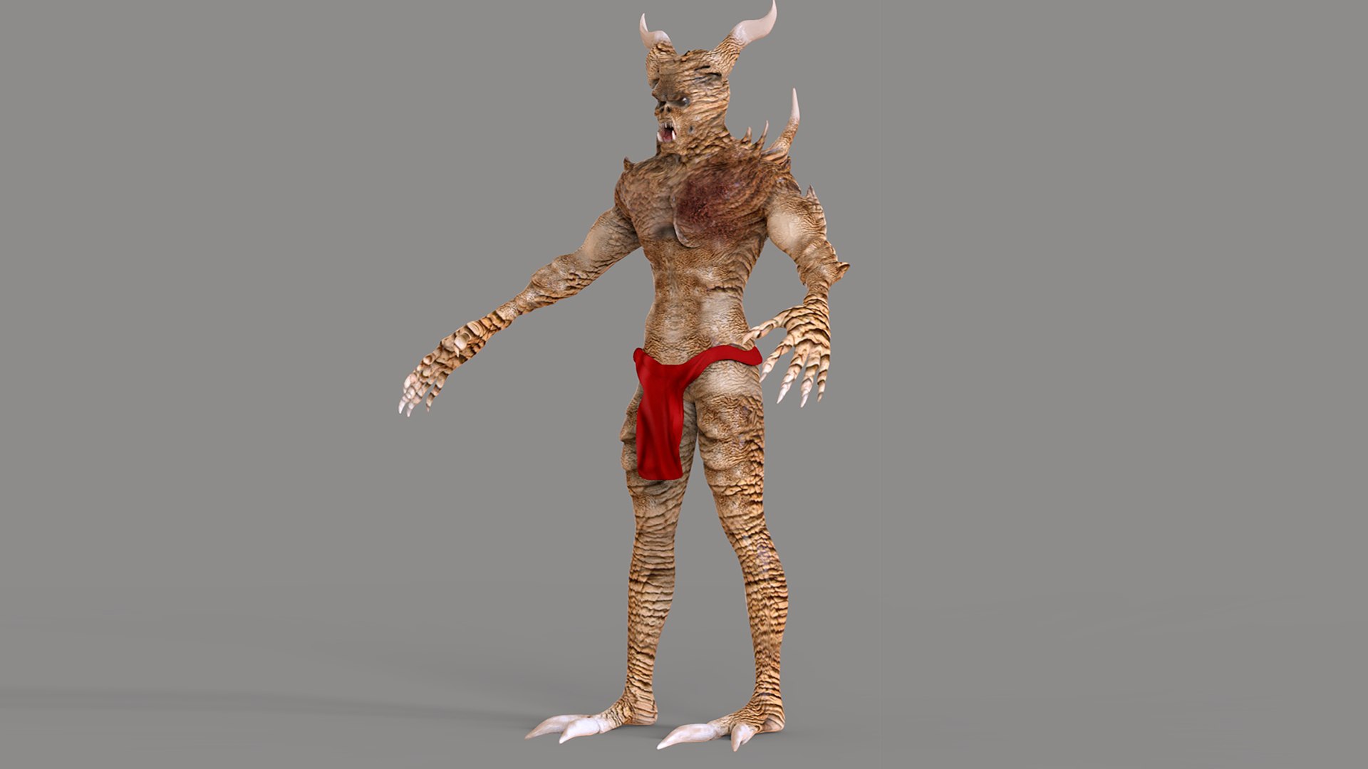 Demon Model - TurboSquid 1800711