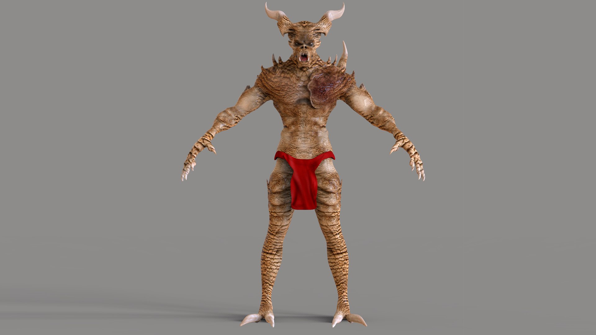 Demon Model - TurboSquid 1800711