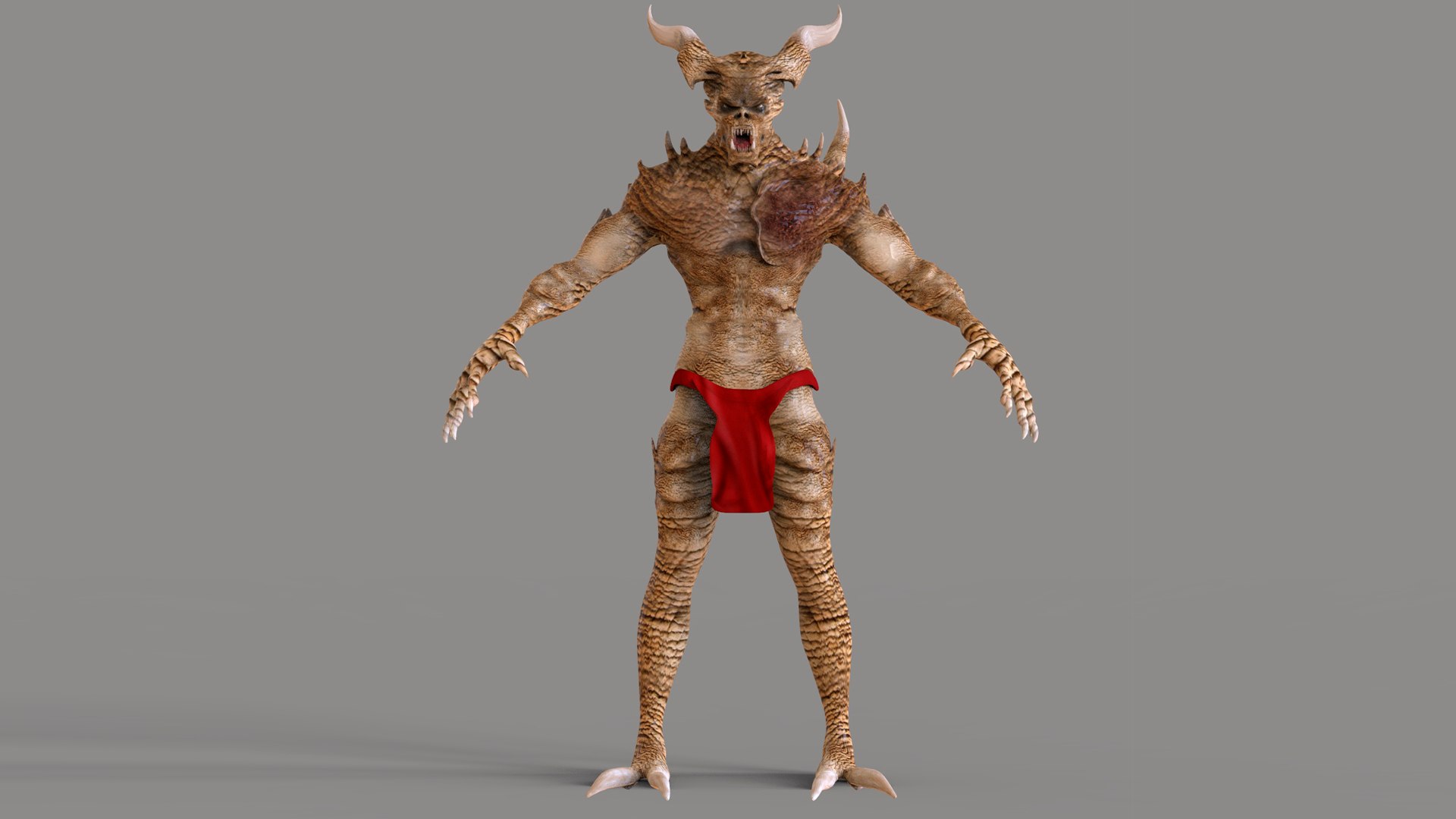 Demon Model - TurboSquid 1800711