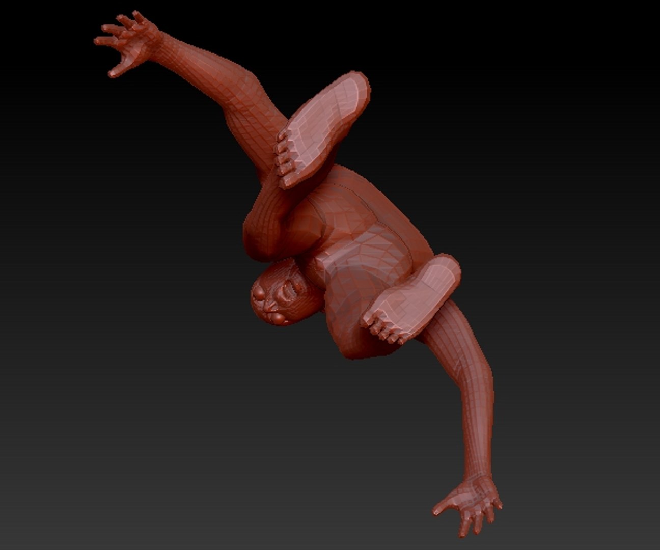 3d model funny monster