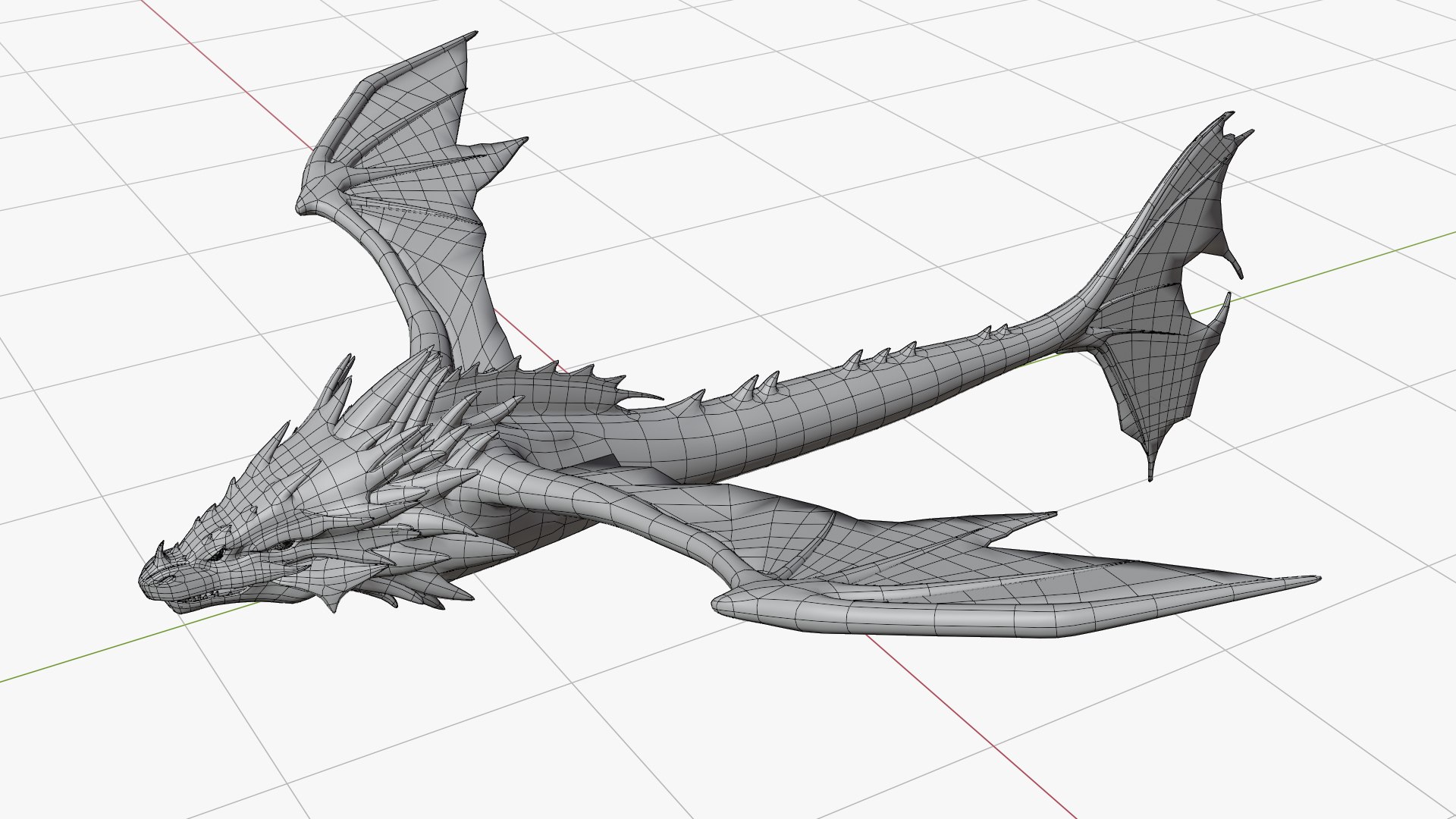 3D Marine Dragon - TurboSquid 2164495