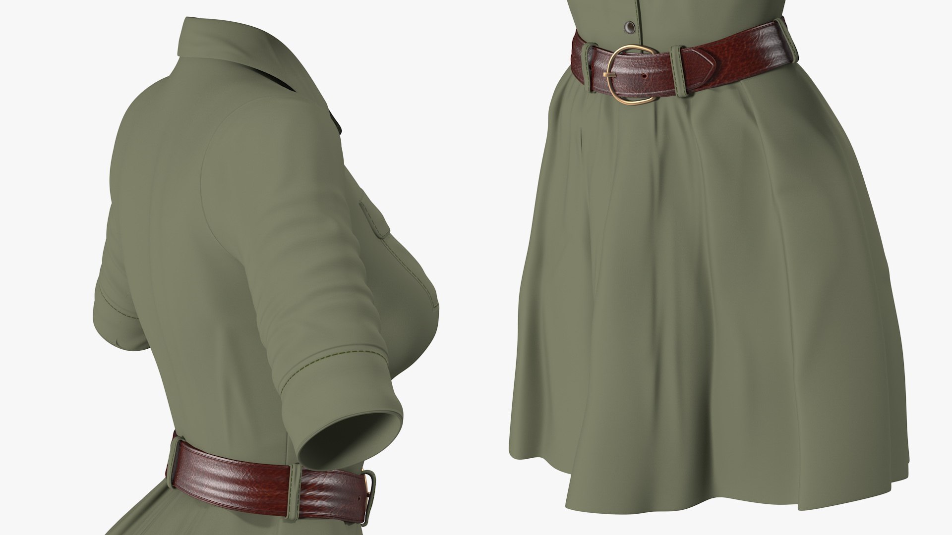 Woman Explorer Costume 3D Model - TurboSquid 1657404