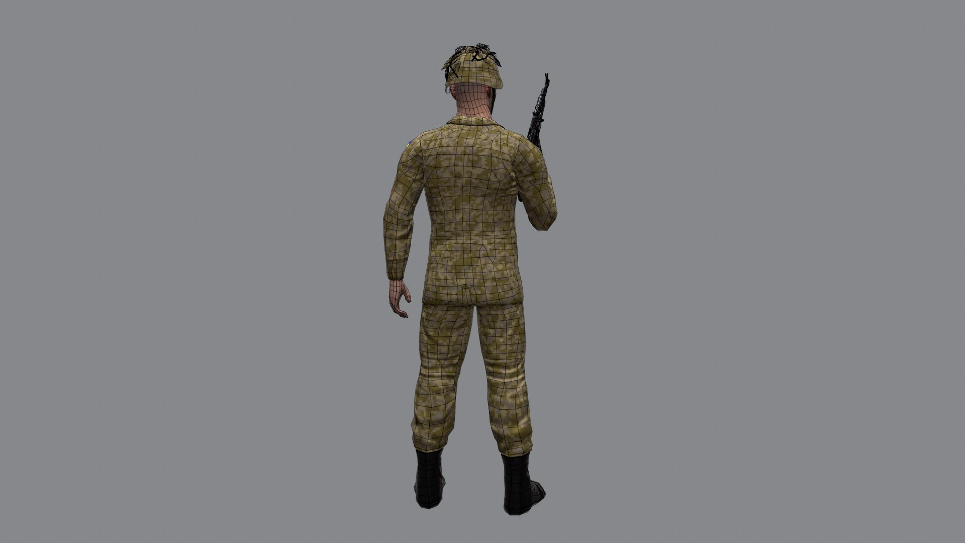 3d Model Soldier Rig
