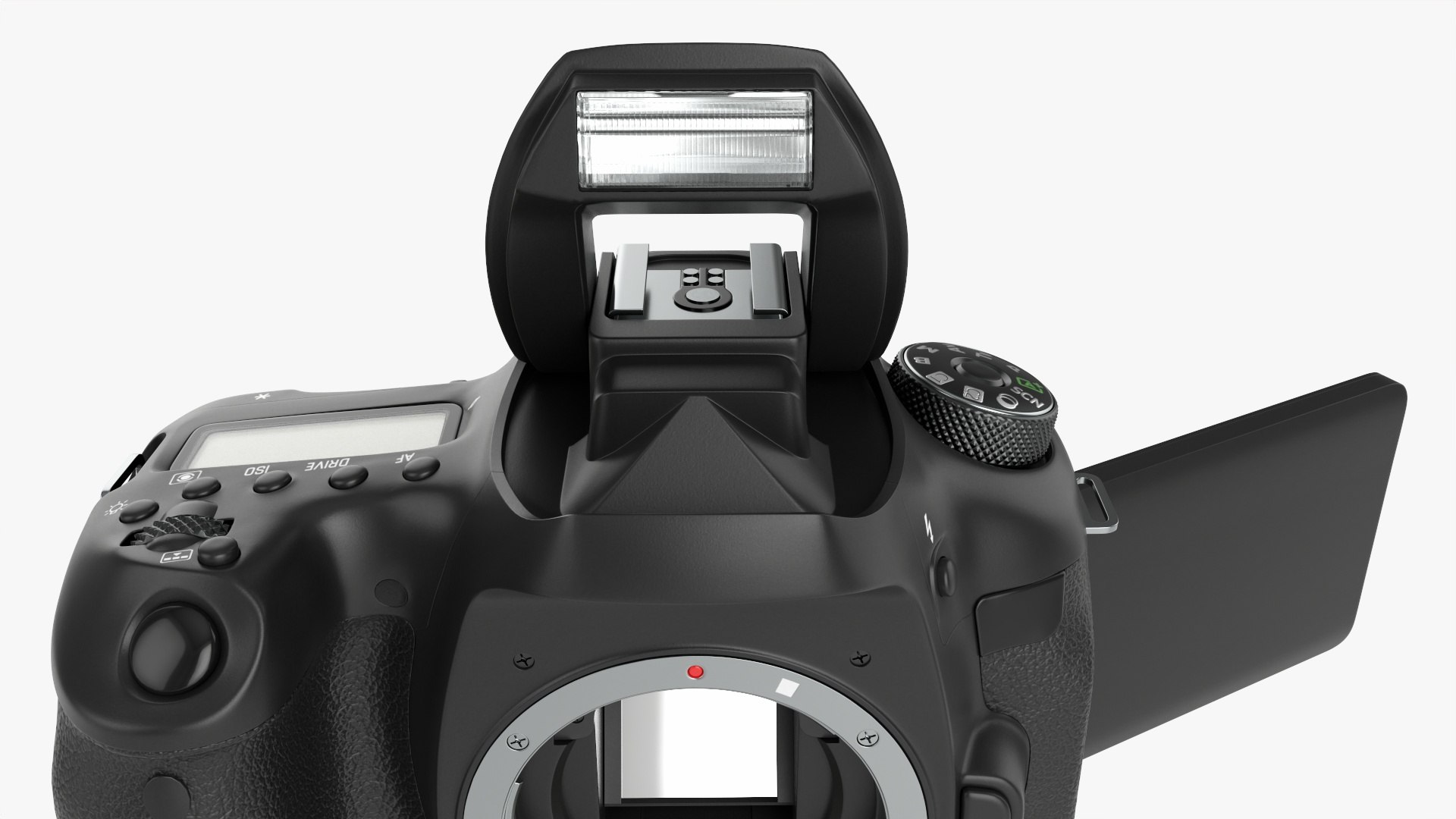3D DSLR Camera Body Close Model - TurboSquid 1716643