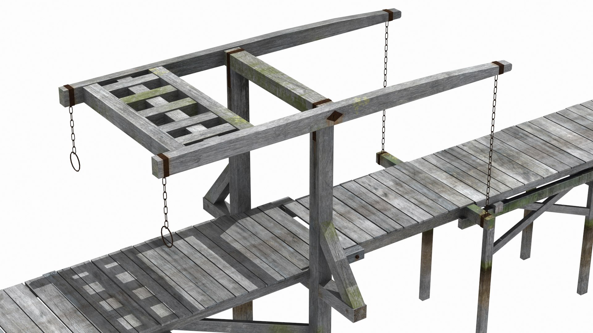 3D Model Medieval Drawbridge - TurboSquid 1494217