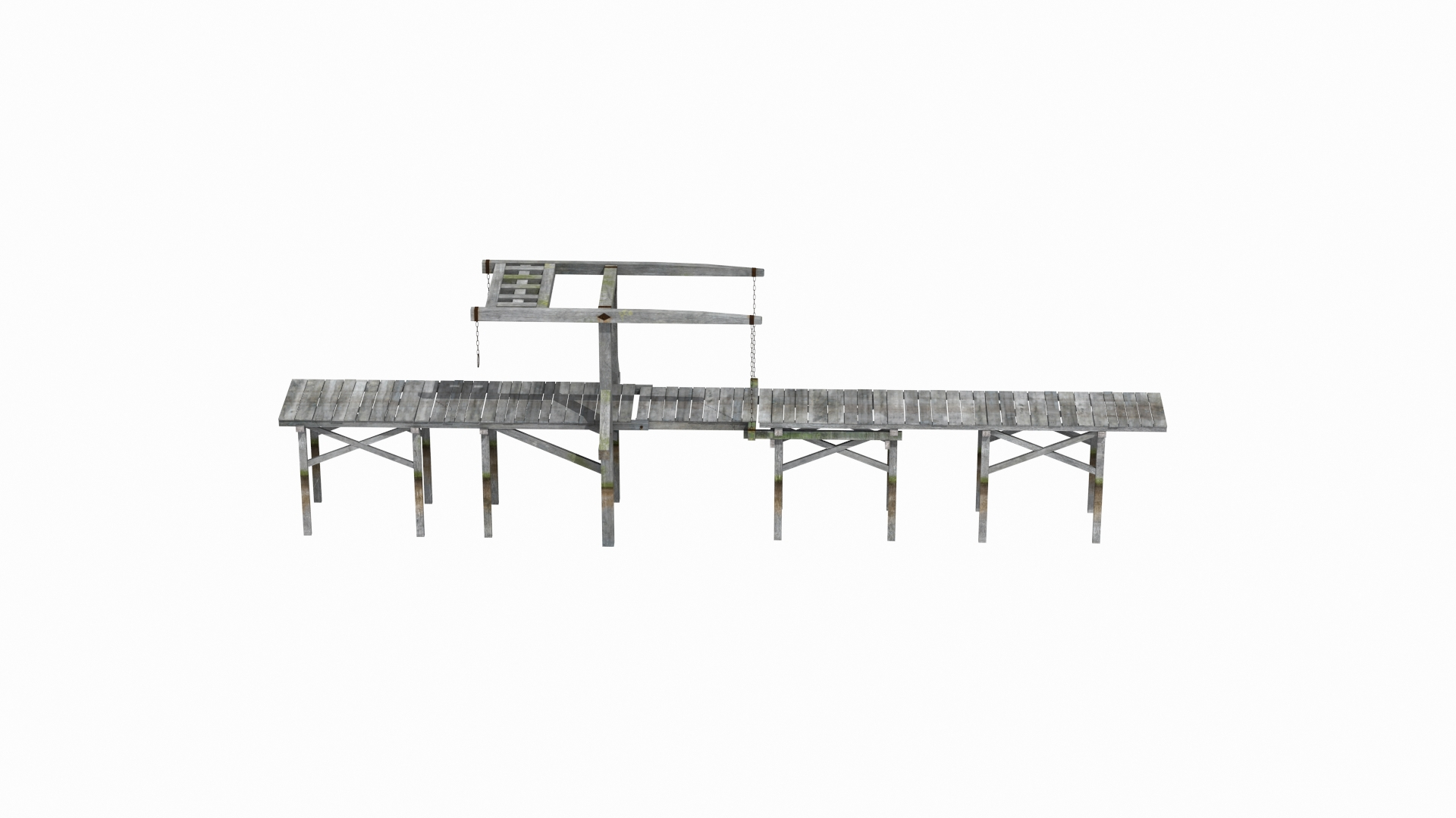 3D Model Medieval Drawbridge - TurboSquid 1494217