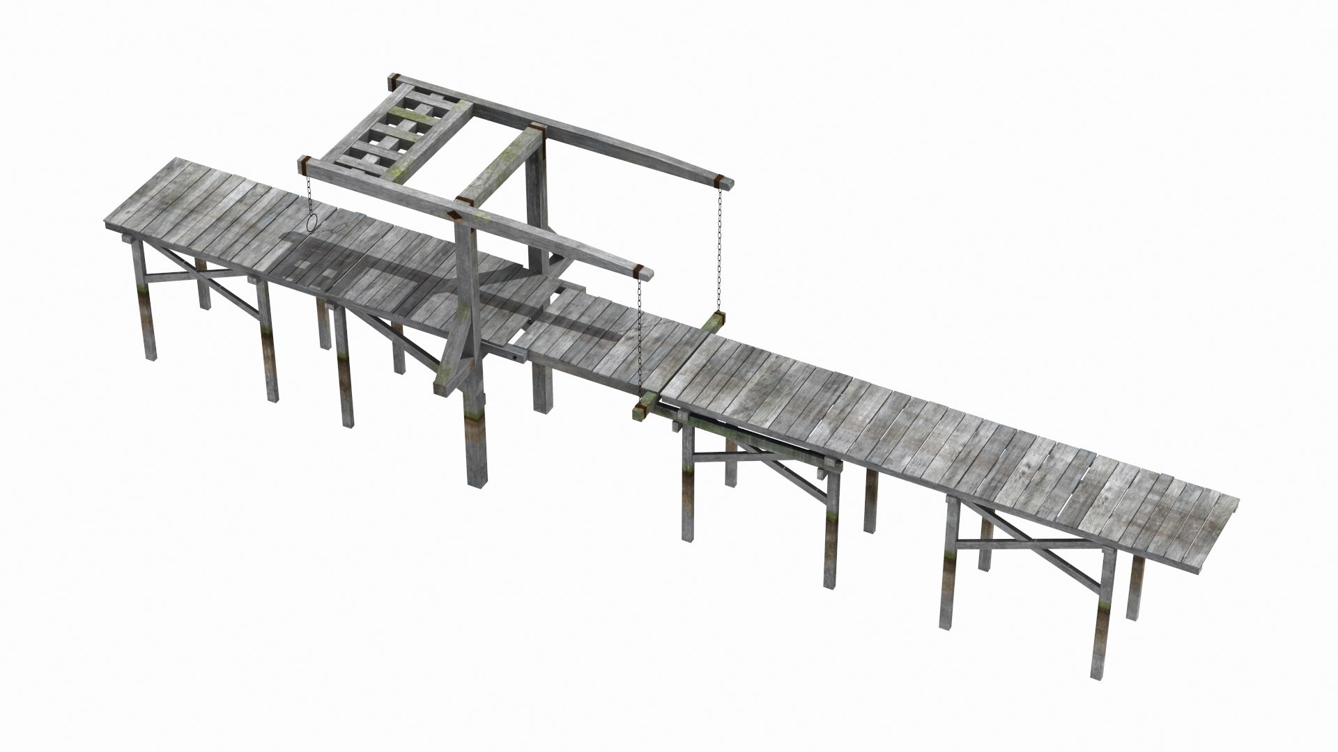 3D Model Medieval Drawbridge - TurboSquid 1494217