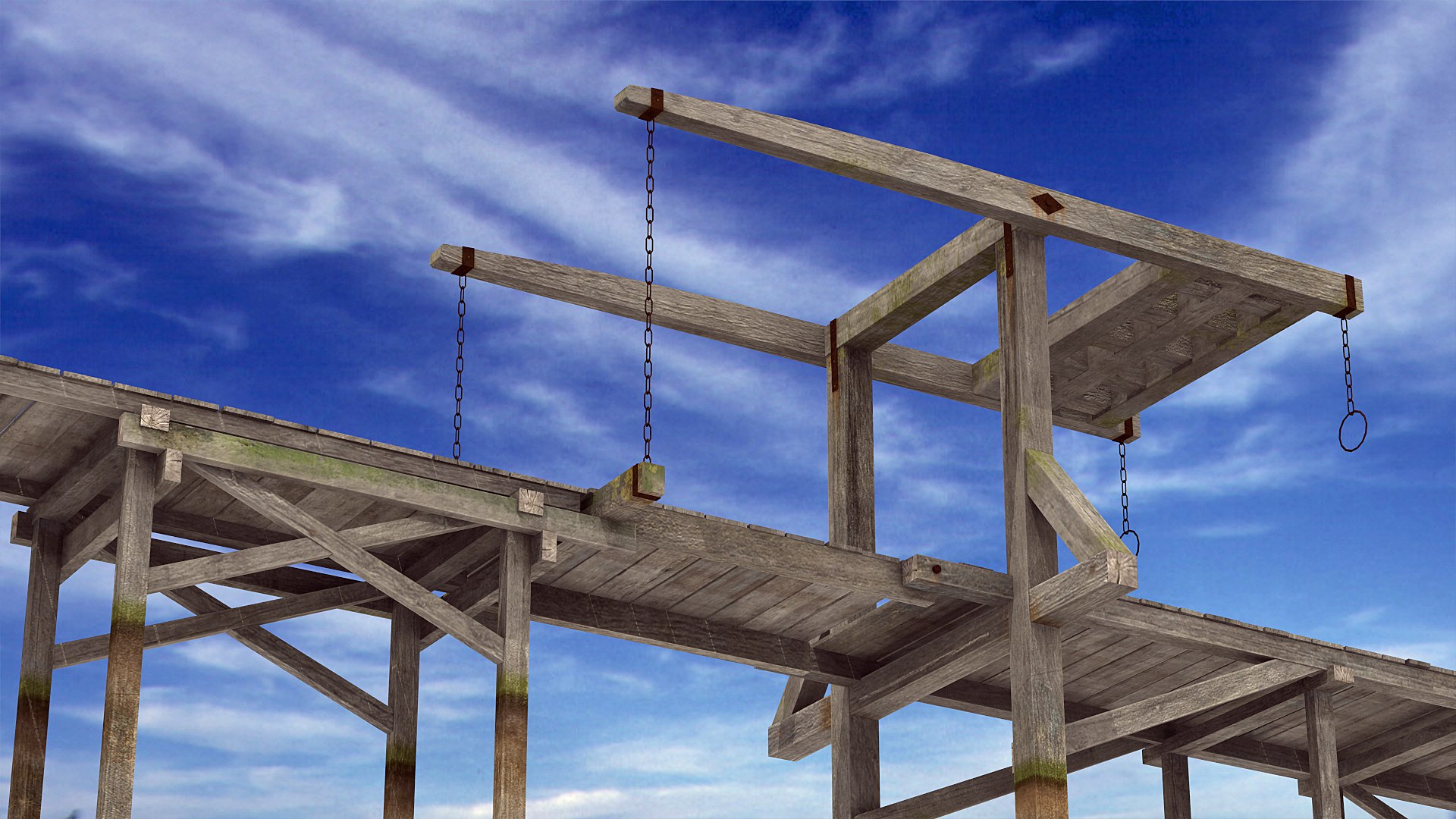 3D Model Medieval Drawbridge - TurboSquid 1494217