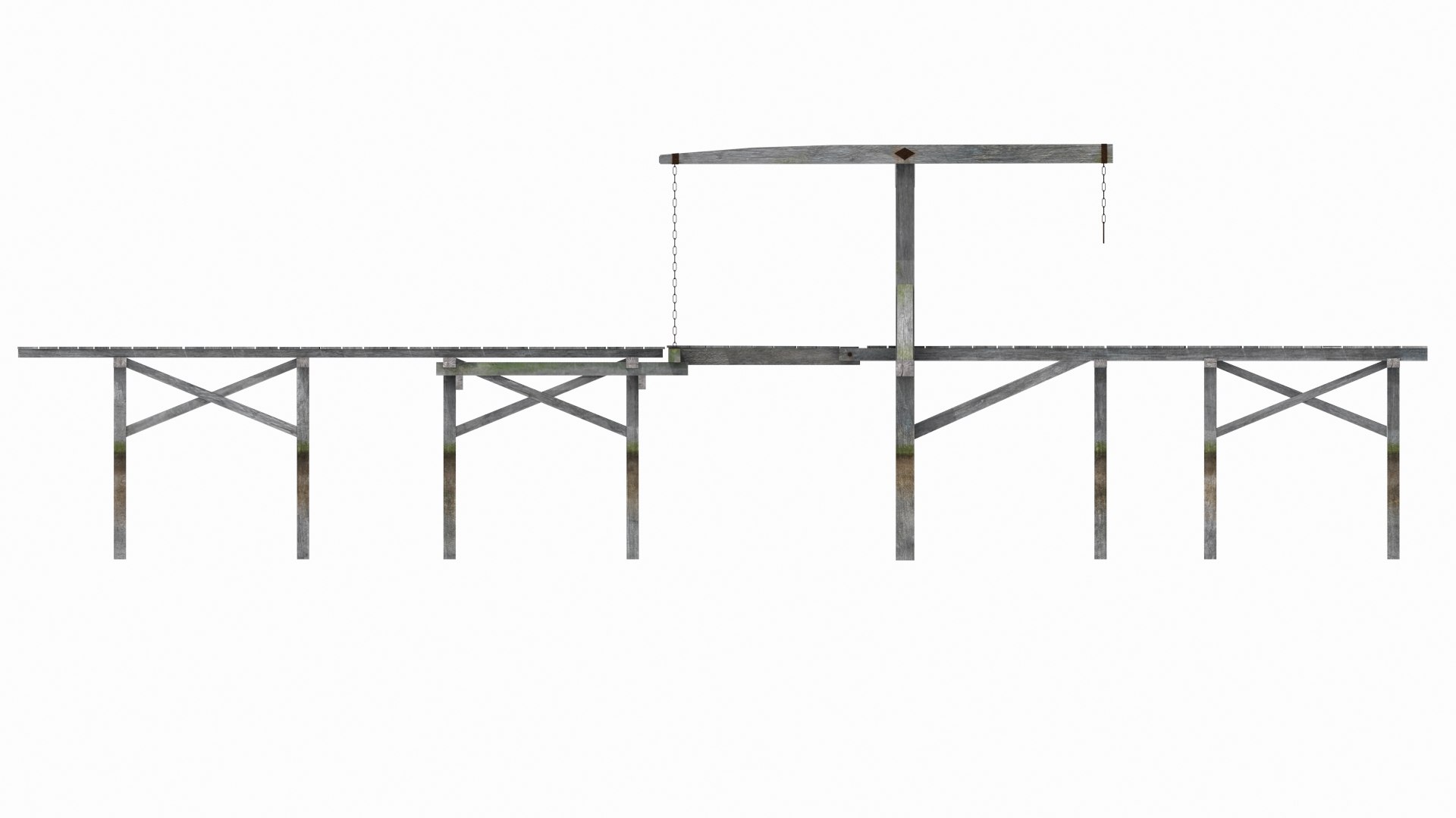 3D Model Medieval Drawbridge - TurboSquid 1494217