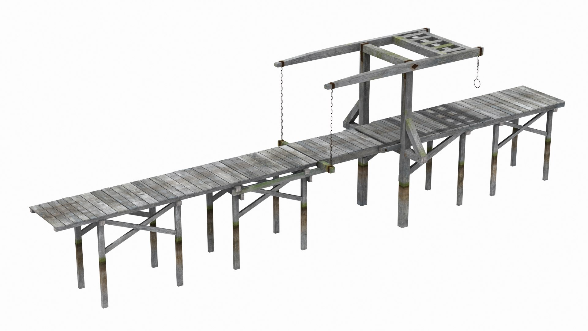 3D Model Medieval Drawbridge - TurboSquid 1494217