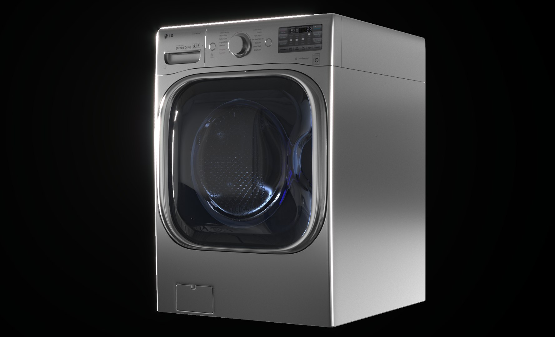 3D lg washing machine model - TurboSquid 1459165