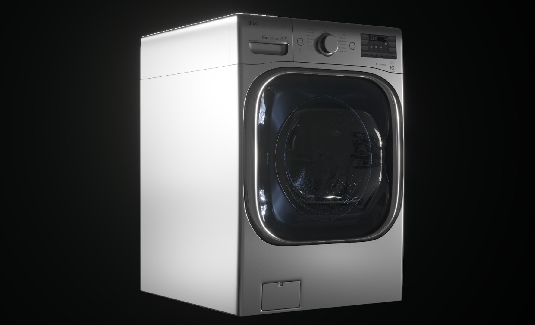3D lg washing machine model - TurboSquid 1459165