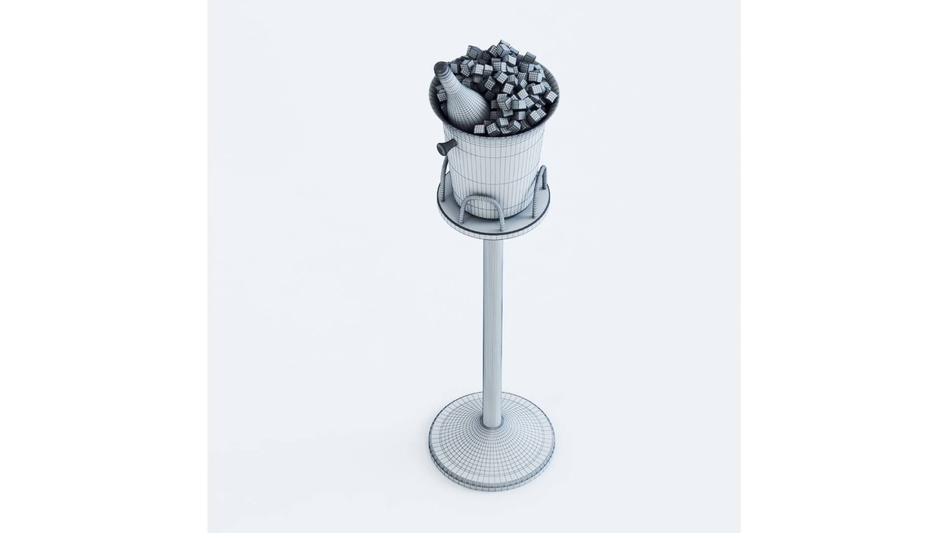 Standing Ice Bucket 3D Model - TurboSquid 2034274