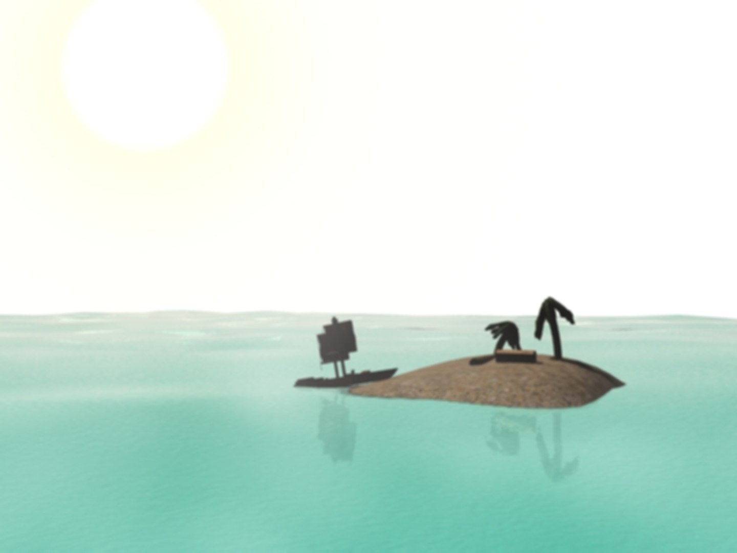 scene island 3d max