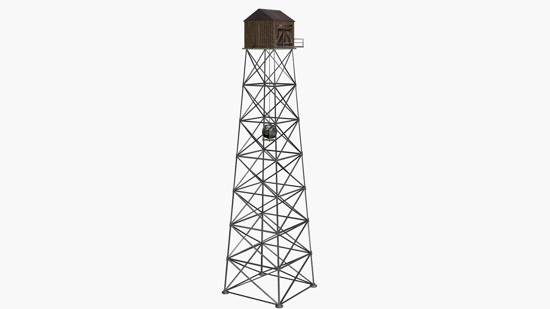 Trinity Nuclear Test 1945 Low Poly 3D Model - TurboSquid 2293376