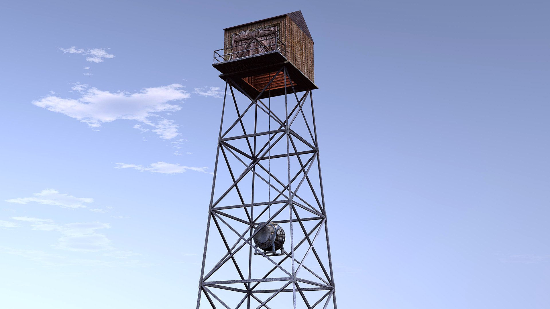 Trinity Nuclear Test 1945 Low Poly 3D Model - TurboSquid 2293376