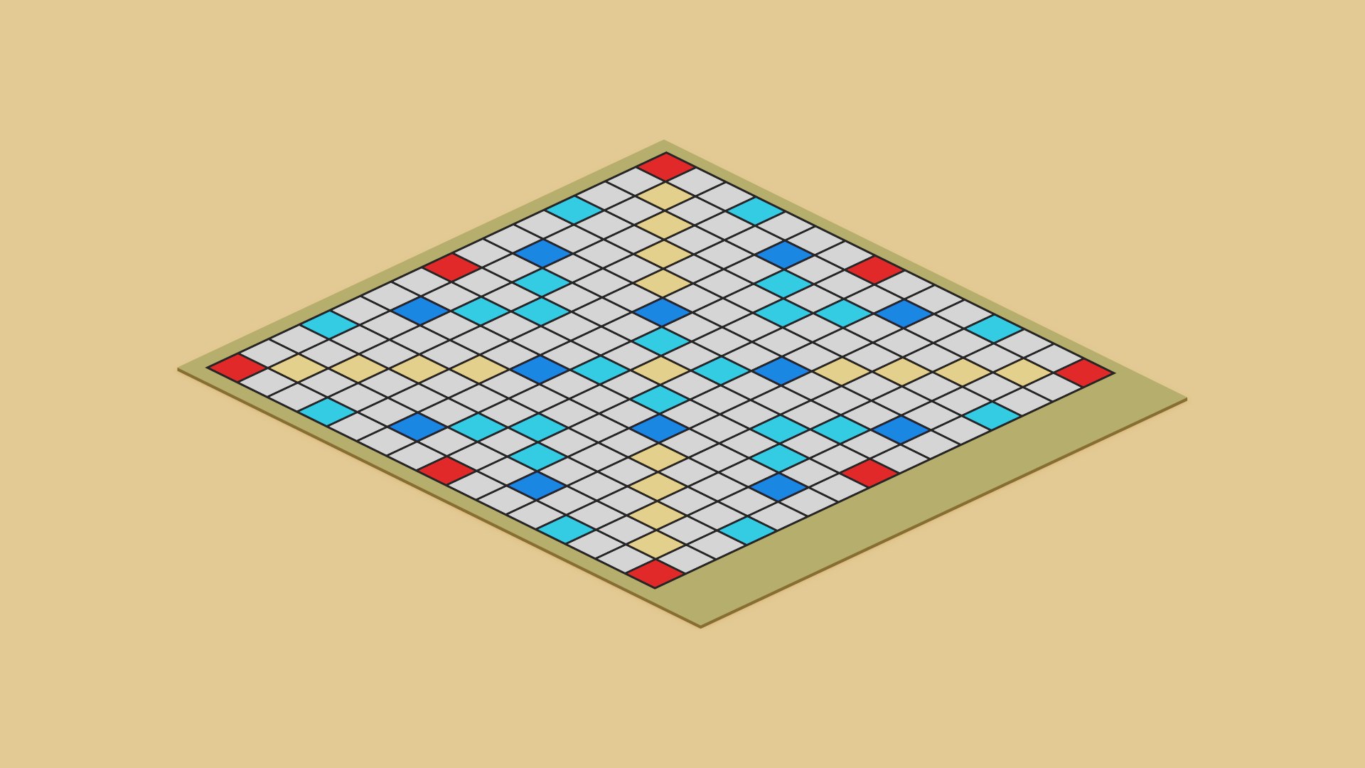 3D model Voxel Scrabble Game - TurboSquid 1870974