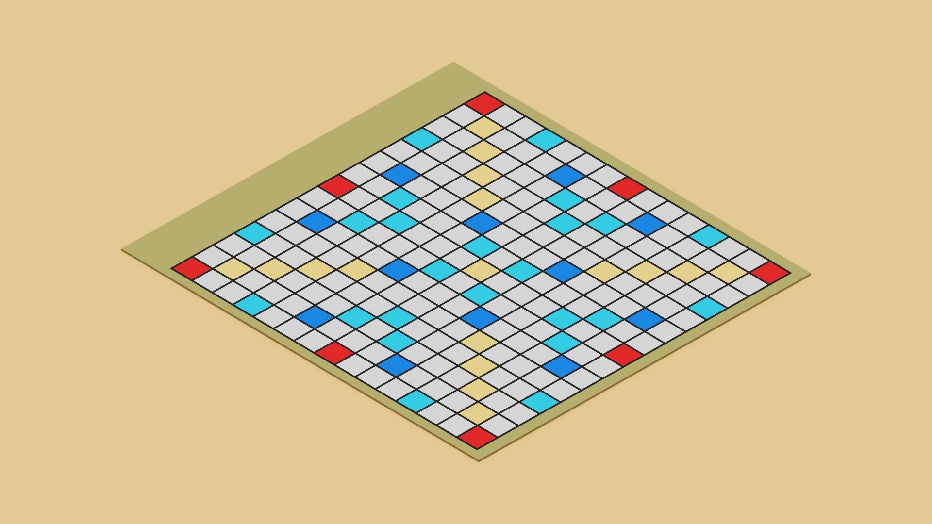 3D Model Voxel Scrabble Game - TurboSquid 1870974