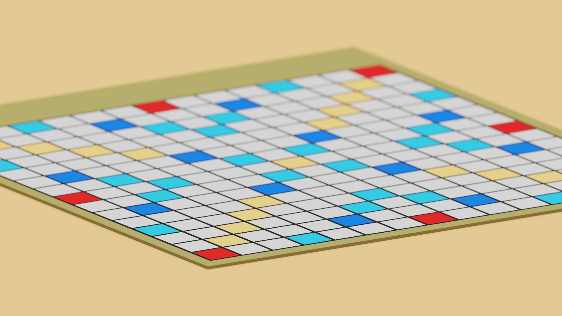 3D Model Voxel Scrabble Game - TurboSquid 1870974
