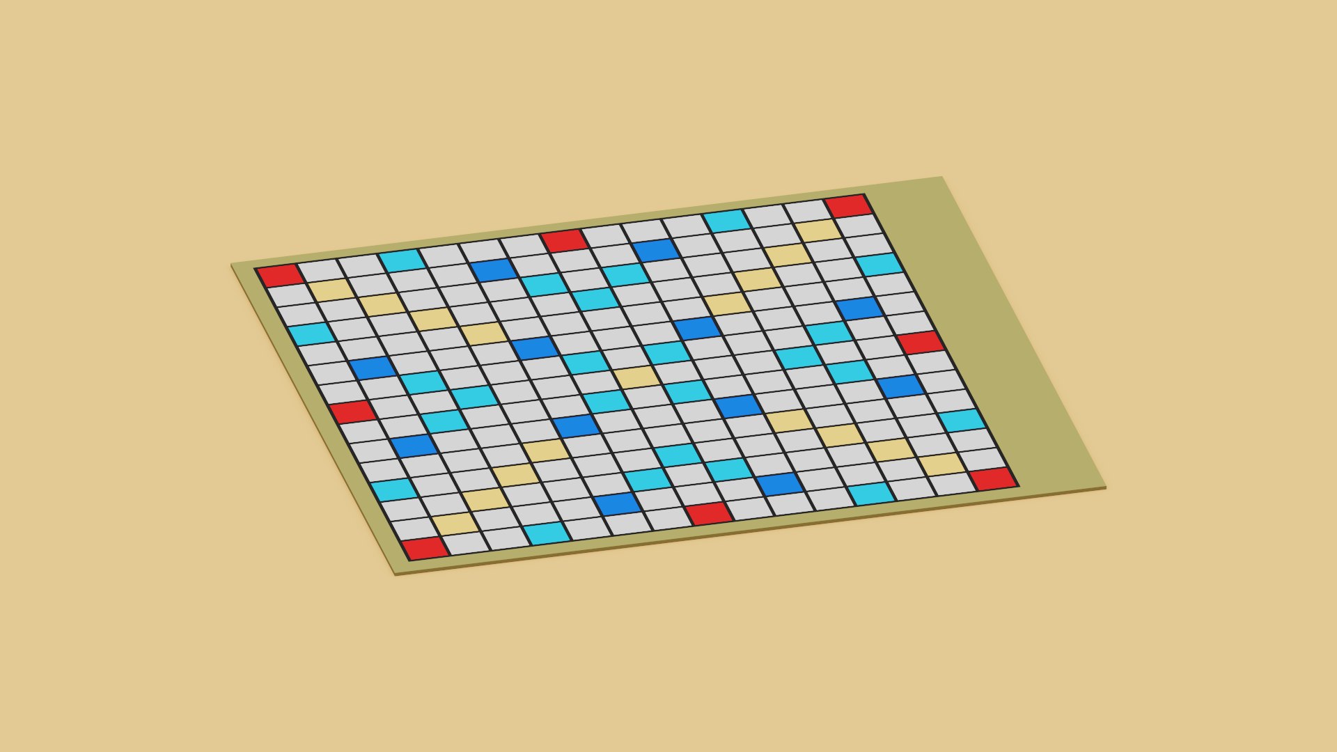 3D Model Voxel Scrabble Game - TurboSquid 1870974