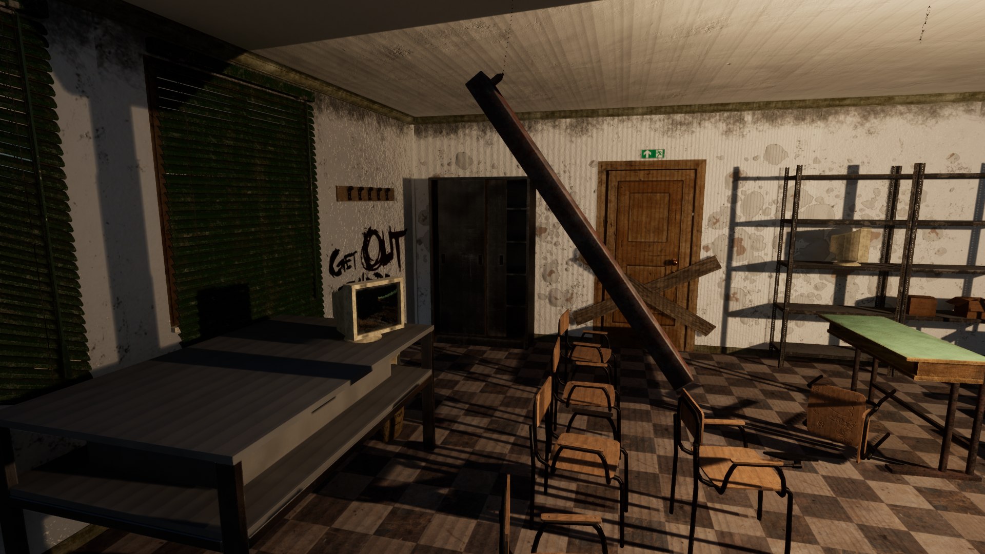 3D Abandoned High School - Unreal Engine UE4 Model - TurboSquid 1902590