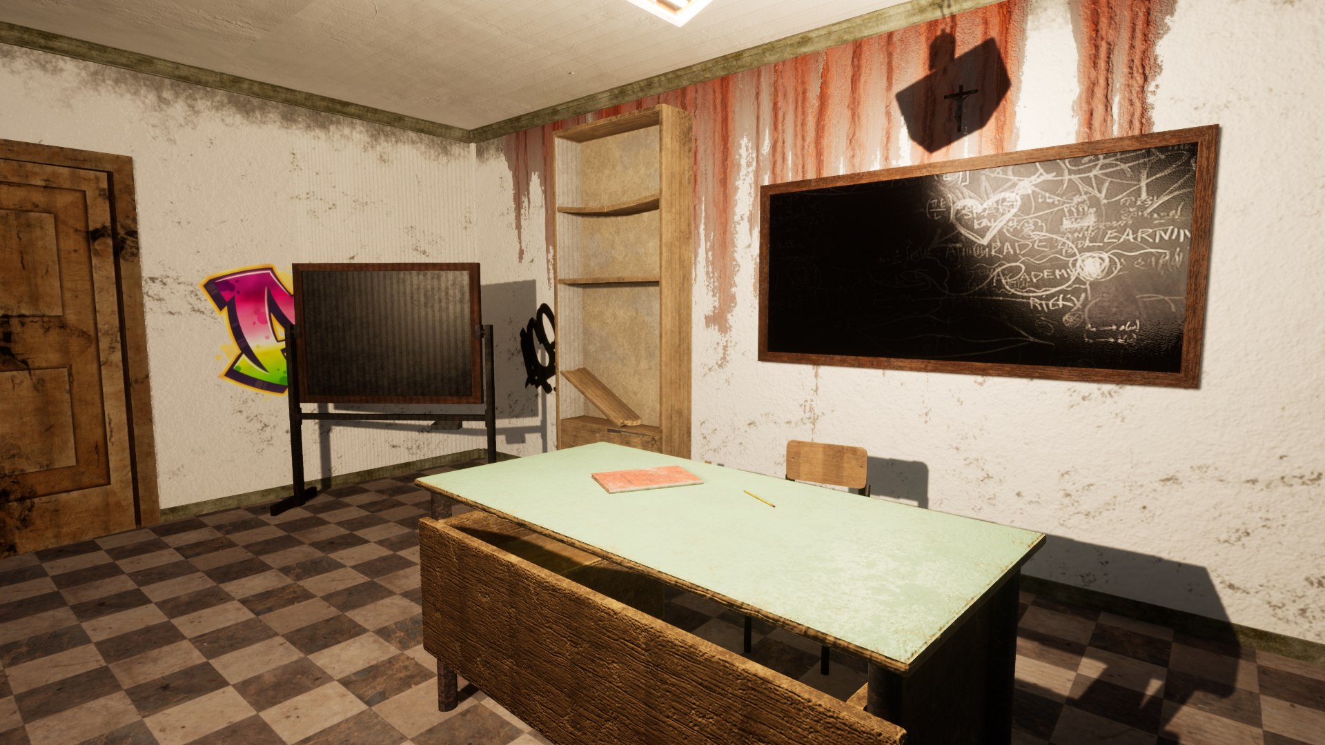 3D Abandoned High School - Unreal Engine UE4 Model - TurboSquid 1902590