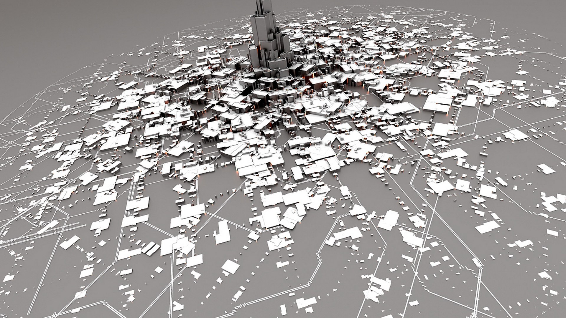 Greeble City 02 Alembic Sequence 3D Model - TurboSquid 2070066