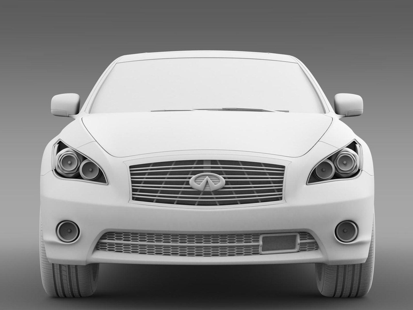 3d Model Infiniti M35h Y51 2013
