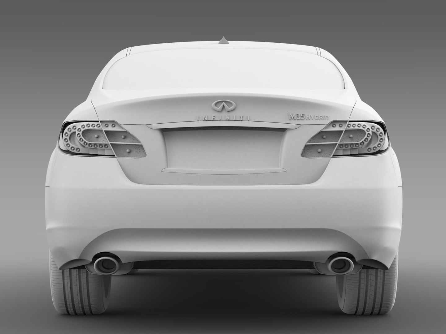 3d Model Infiniti M35h Y51 2013