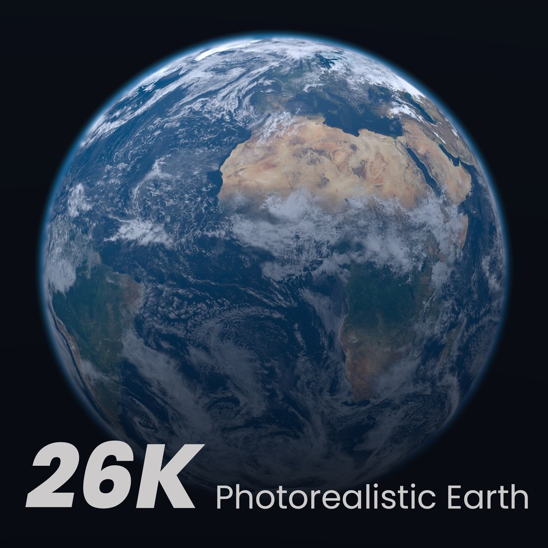 Earth V2 26K 3D Model - TurboSquid 2124829