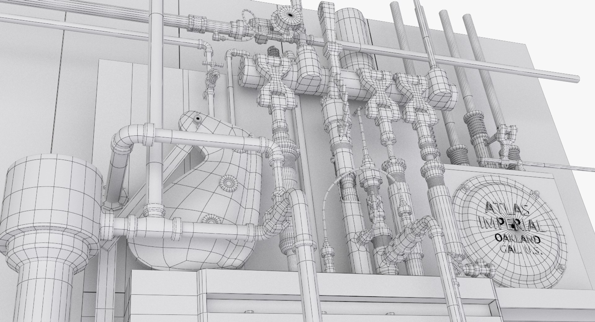 Industrial Installation 3D Model - TurboSquid 1300371