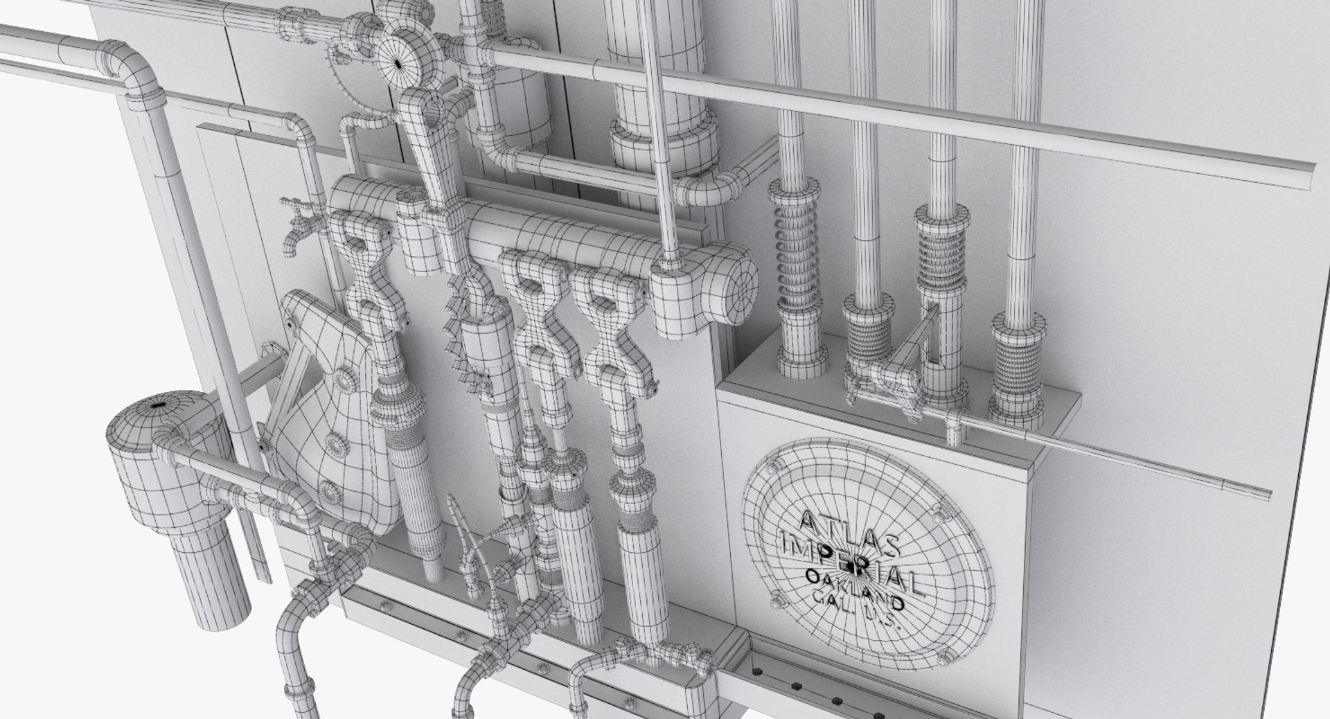 Industrial Installation 3D Model - TurboSquid 1300371