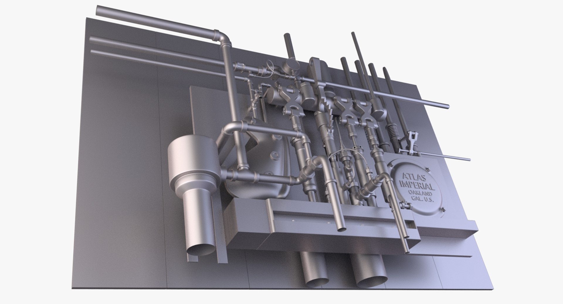 Industrial installation 3D model - TurboSquid 1300371
