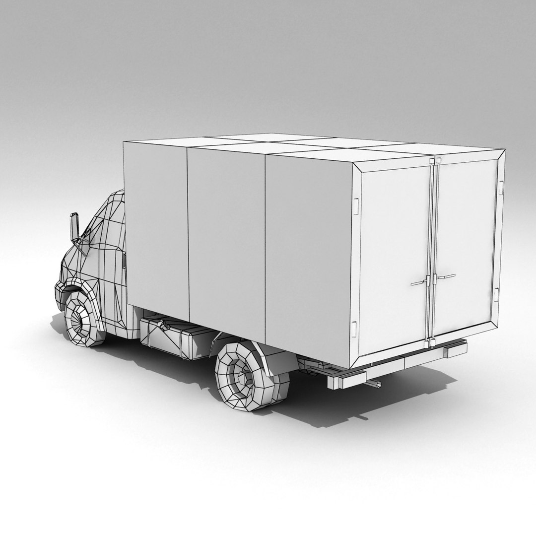 3d model car qaz 3302-qazel