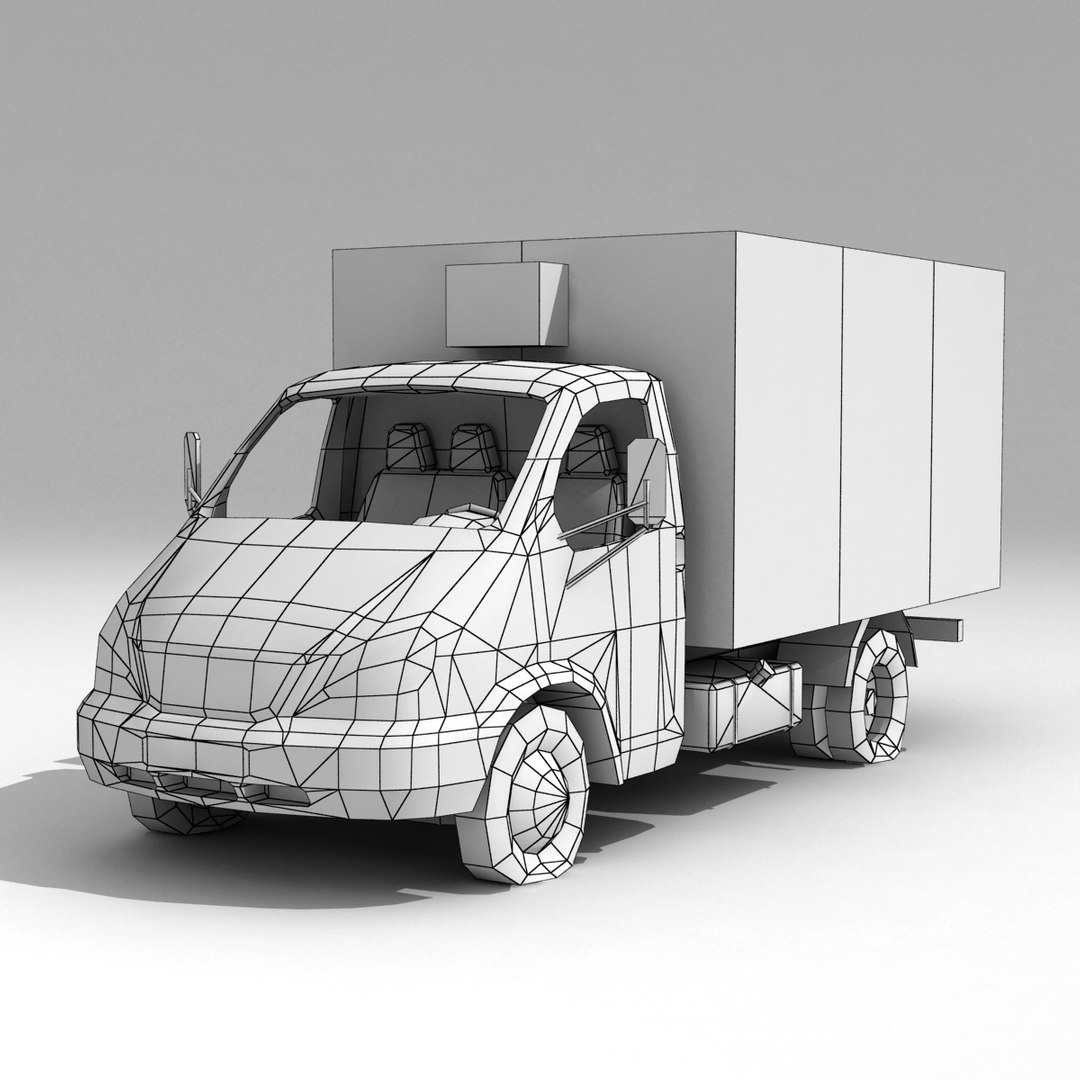 3d model car qaz 3302-qazel