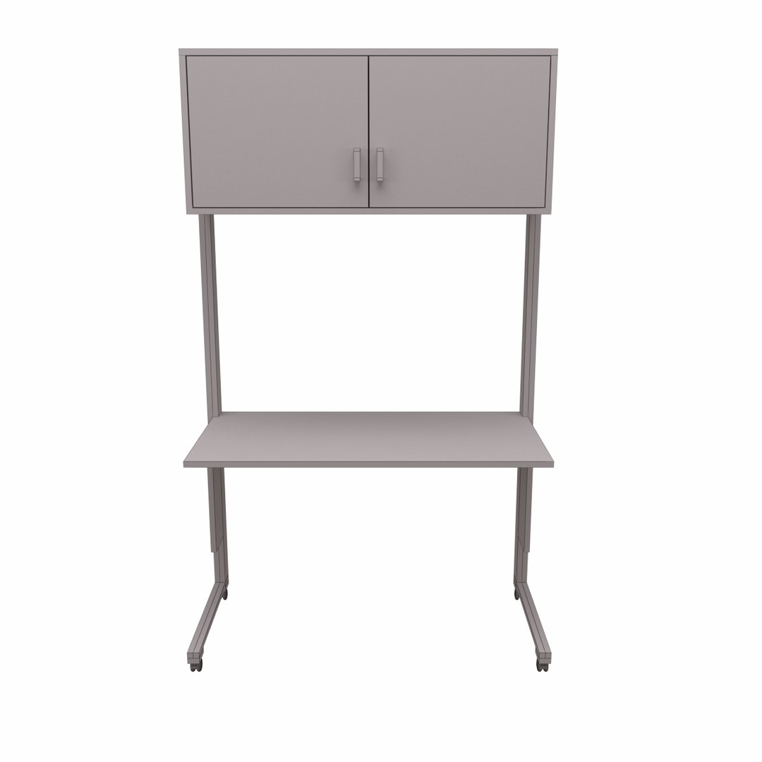Lab Table 3D Model - TurboSquid 1590448