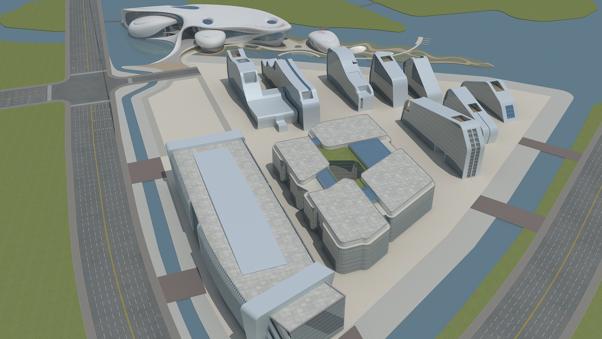 3D Museum 3 Model - TurboSquid 2074813