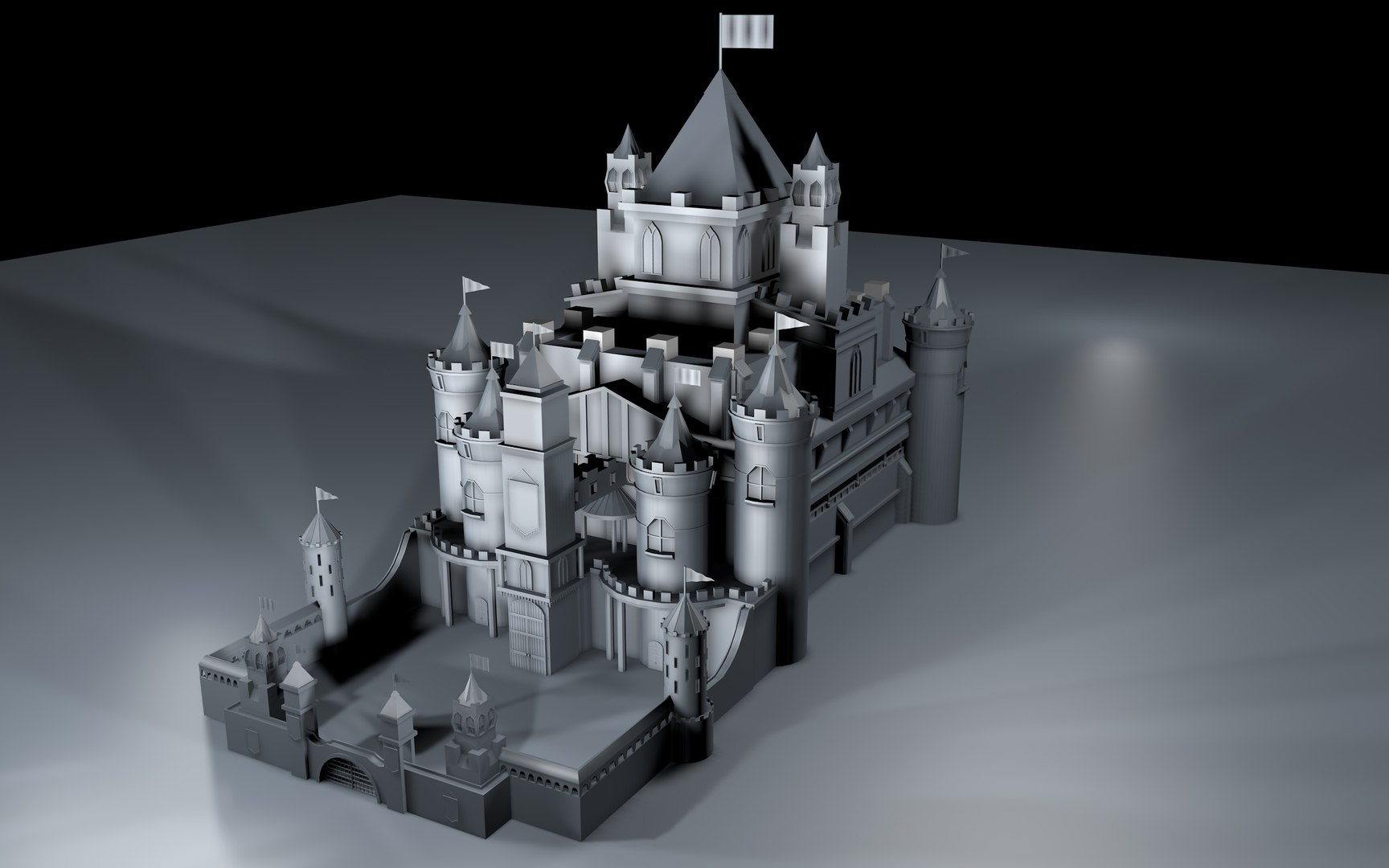 Castle 3d Model