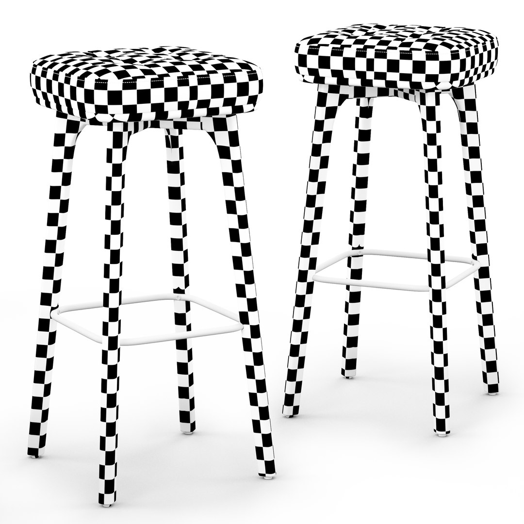 Cult Furniture Winchester Bar Stool 3D Model - TurboSquid 2173623