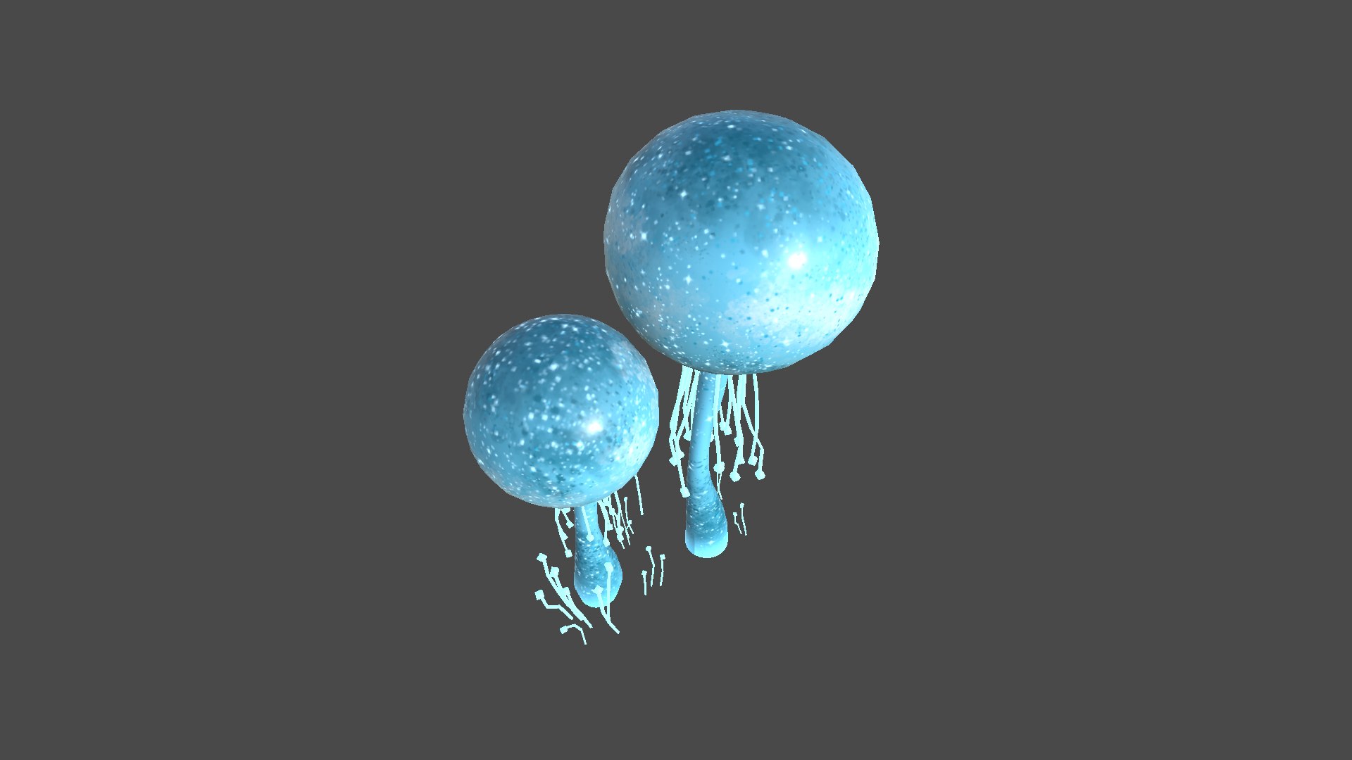 Fantasy Mushroom E02 Blue - Scene Backdrop Design 3D model - TurboSquid ...