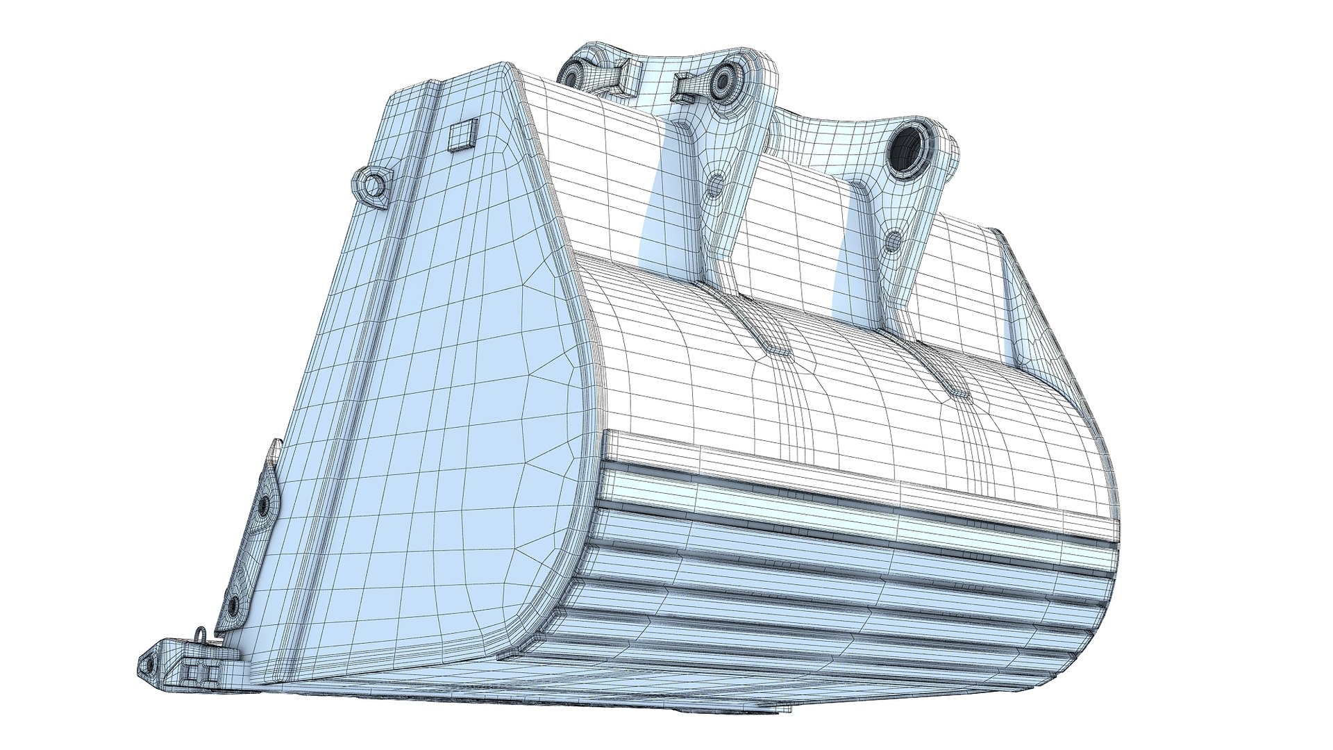 Excavator Bucket 3D Model - TurboSquid 1591186