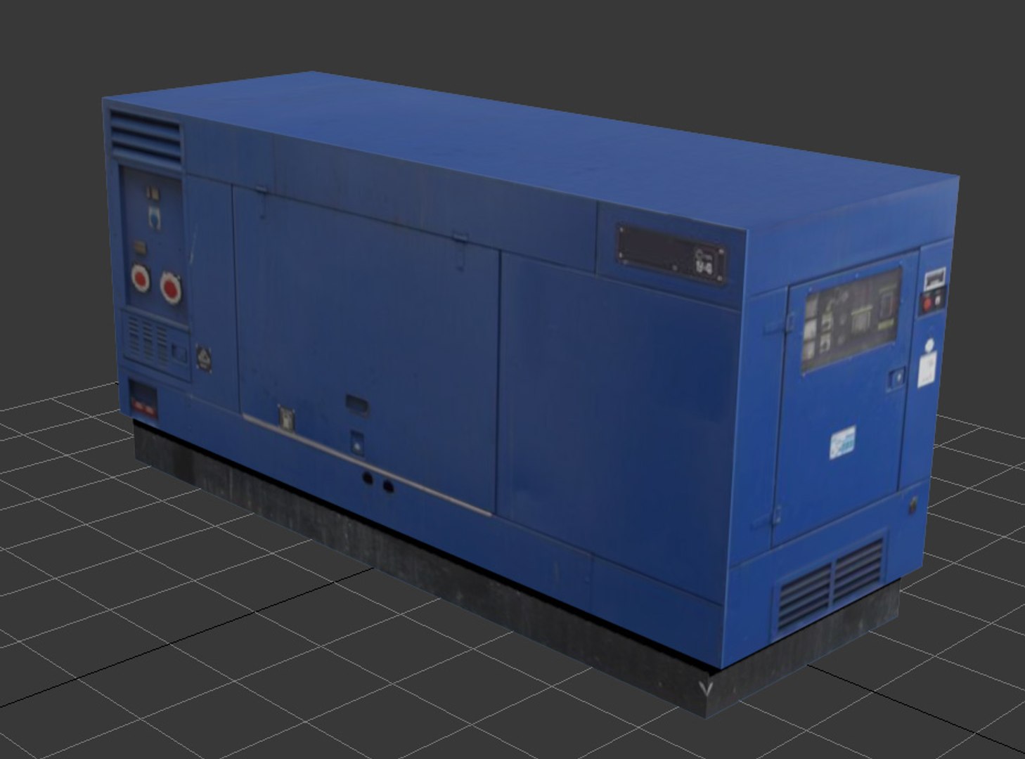 Gerador Kva 3d Model