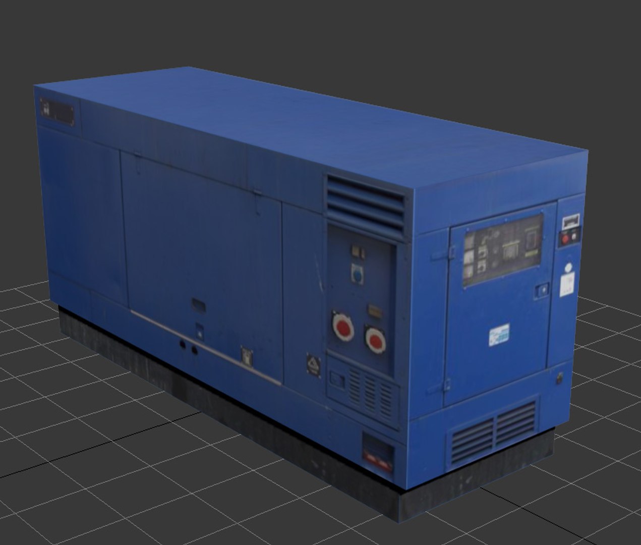 Gerador Kva 3d Model