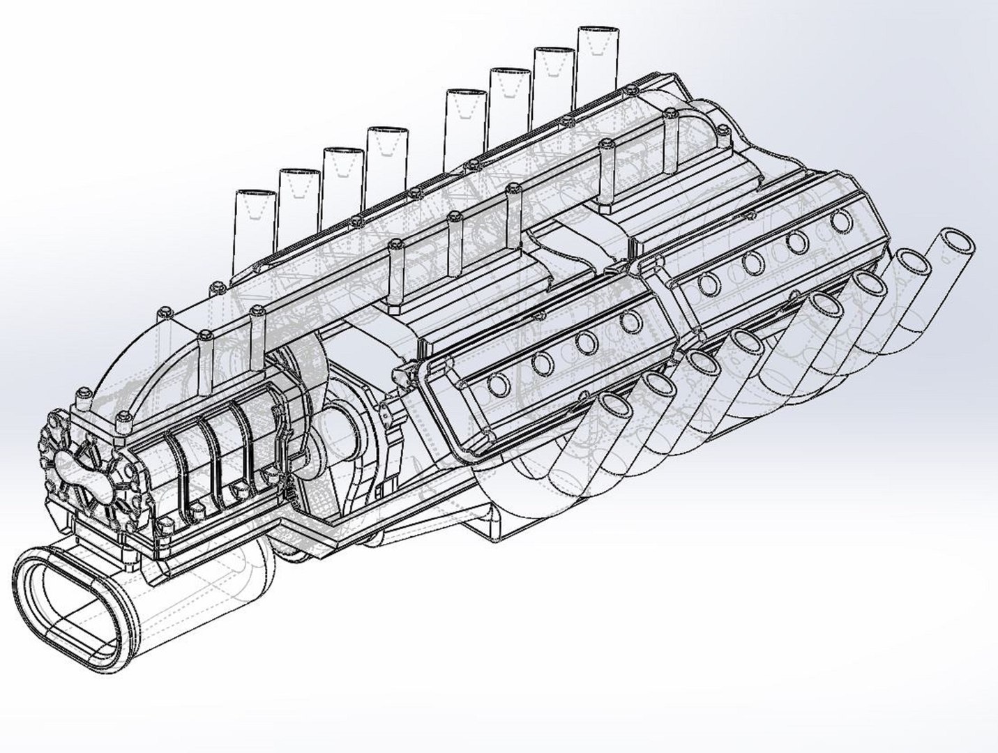 Diecast Engine 2 V8 Version 3 Scale 1 To 25 Model - TurboSquid 2073004